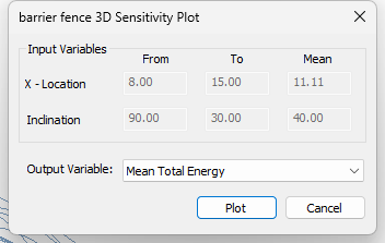 RocFall2 Tutorials | 7 - Barrier Sensitivity Analysis
